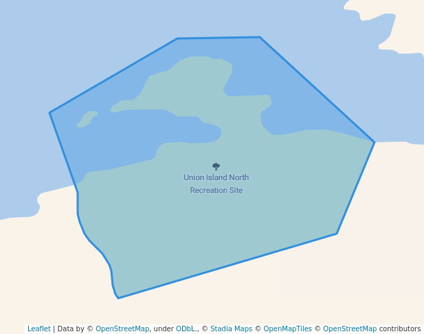 Union Island North Recreation Site in Kyuquot | Map and Routes