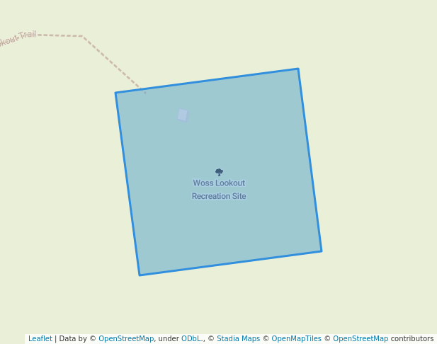 Woss Lookout Recreation Site in Telegraph Cove | Map and Routes