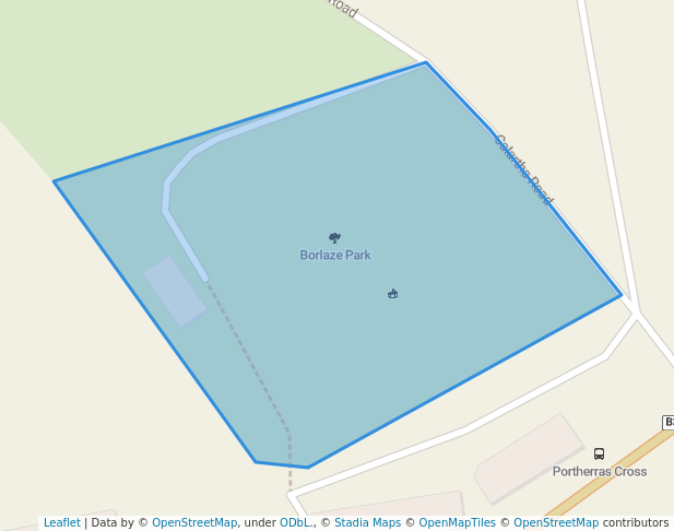 Borlaze Park in Pendeen | Map and Routes