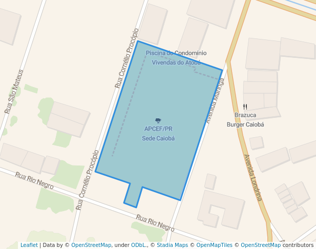 APCEF/PR Sede Caiobá in Matinhos | Map and Routes