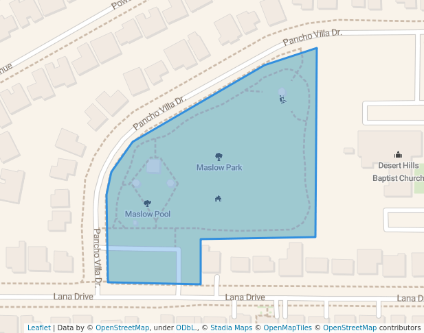 Maslow Park in Las Vegas | Map and Routes