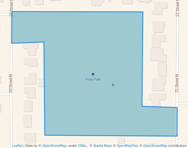 Vista Park in Lethbridge | Map and Routes