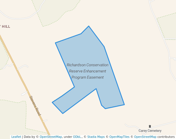 Richardson Conservation Reserve Enhancement Program Easement in Eden ...