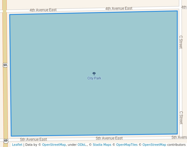 City Park in Leland | Map and Routes