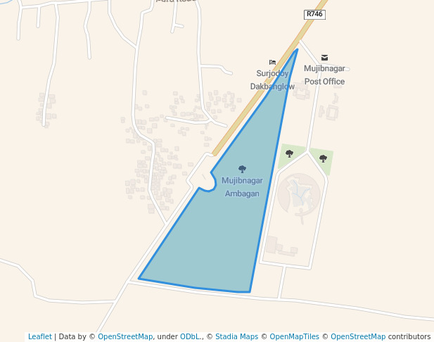 Mujibnagar Ambagan in Mujibnagar | Map and Routes