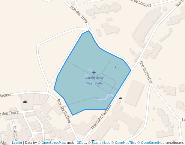 Jardin de la Muscatelle in Lorgues | Map and Routes