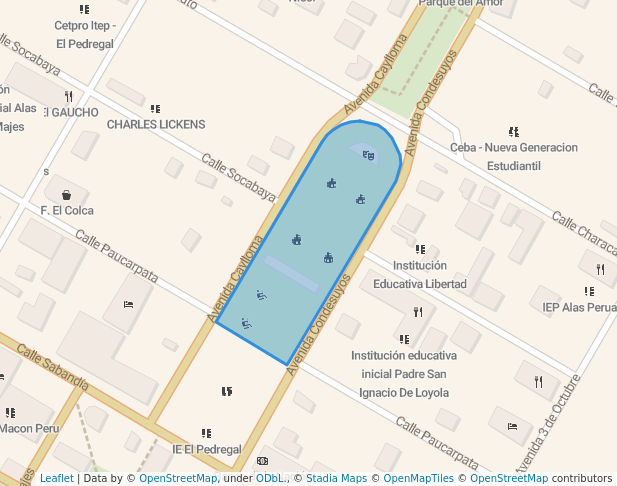 Parque La Alameda in Majes | Map and Routes