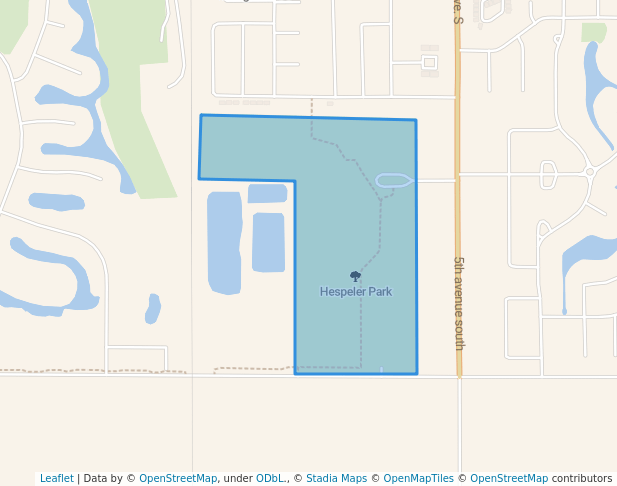Hespeler Park in Niverville | Map and Routes