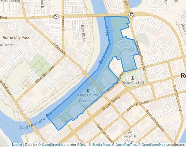 Floyd County Courthouse in Rome | Map and Routes