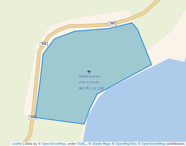 SARAI 海の見える公園 in Kasaoka | Map and Routes