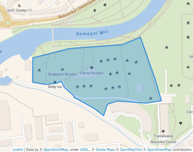 Rose Park in Cluj-Napoca | Map and Routes