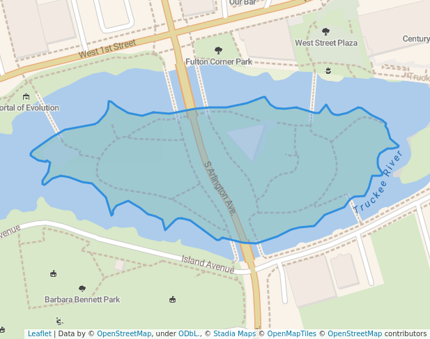 Wingfield Park in Reno | Map and Routes