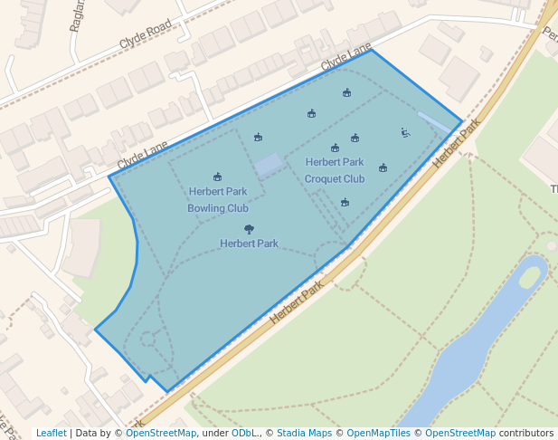 Herbert Park in Dublin | Map and Routes