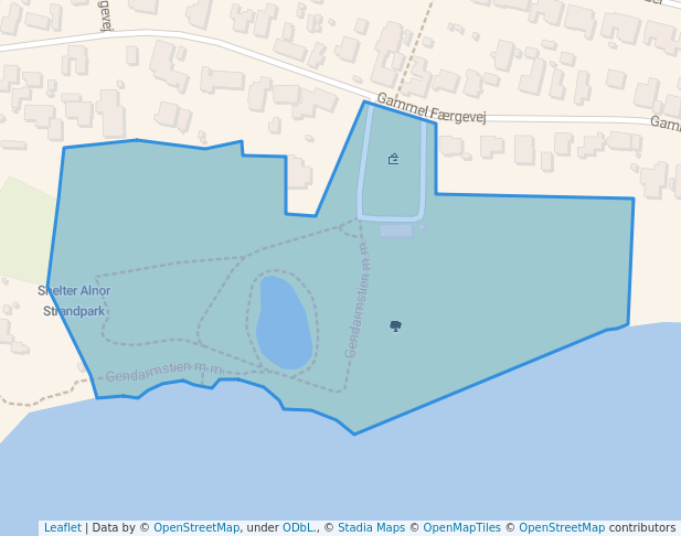 Alnor Strandpark in Gråsten | Map and Routes