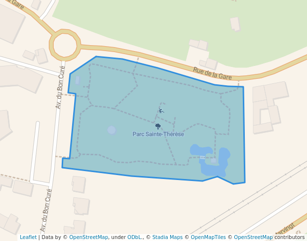 Parc Sainte-Thérèse in Ludres | Map and Routes