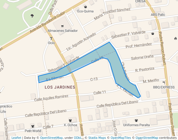 Parque Metropolitano De Los Jardines in Santiago De Los Caballeros ...