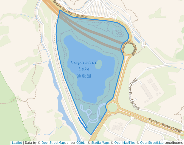 Inspiration Lake Recreation Centre in Hong Kong | Map and Routes