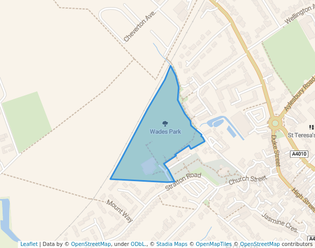 Wades Park in Princes Risborough | Map and Routes