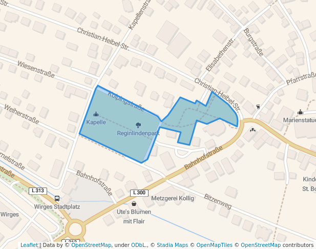 Reginlindenpark in Wirges | Map and Routes