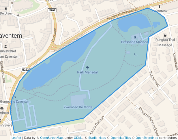 Park Mariadal in Zaventem | Map and Routes