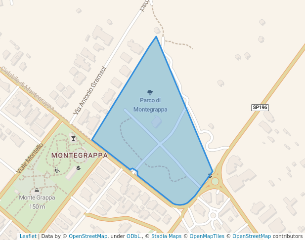 Parco di Montegrappa in Tuglie | Map and Routes