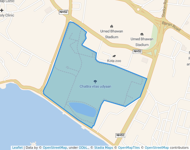 CV Garden in Kota | Map and Routes