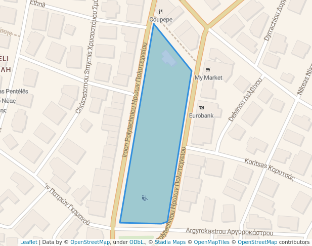 πλατεία Ηρώων Πολυτεχνείου (Νέας Πεντέλης) in Nea Penteli | Map and Routes