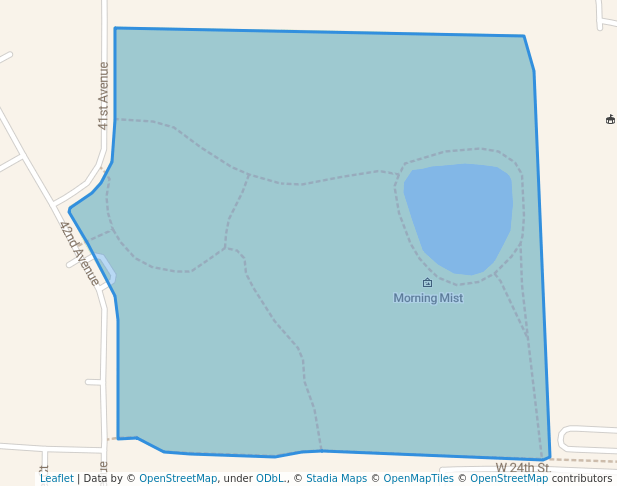 Greeley West Park in Greeley | Map and Routes