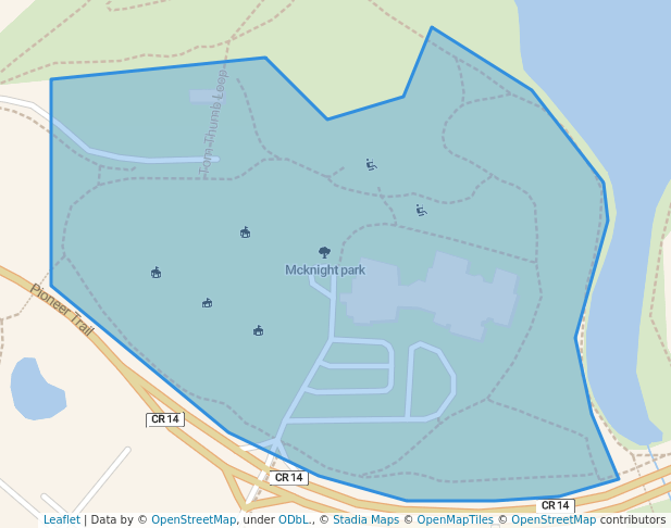 Mcknight park in Chaska | Map and Routes