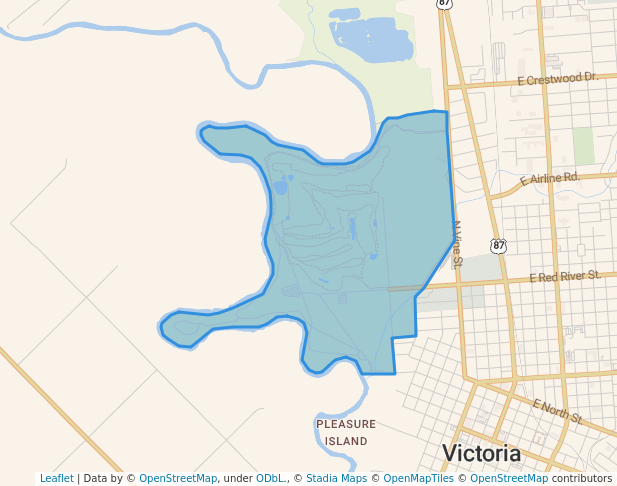 Riverside Park in Victoria | Map and Routes