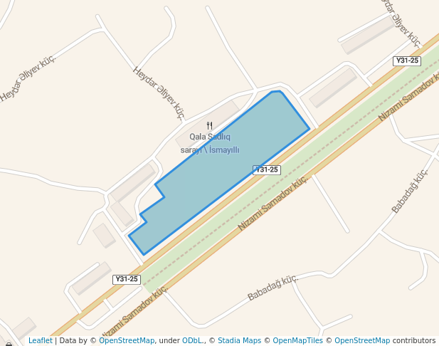 Zərifə Əliyeva Parkı in Ismailli | Map and Routes