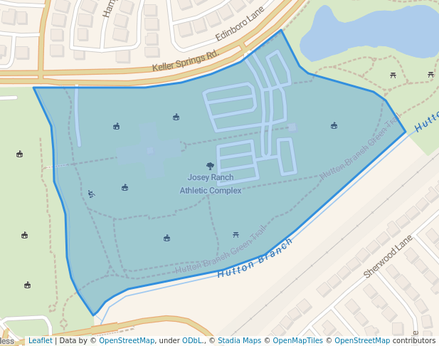Josey Ranch Athletic Complex in Carrollton | Map and Routes