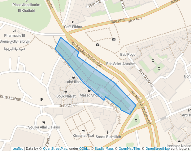 7da lmela7 in El Jadida | Map and Routes