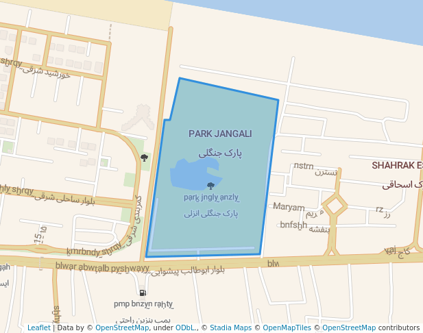 پارک جنگلی انزلی in Bandar Anzali | Map and Routes