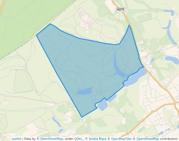 Domaine régional Solvay in Hoeilaart | Map and Routes