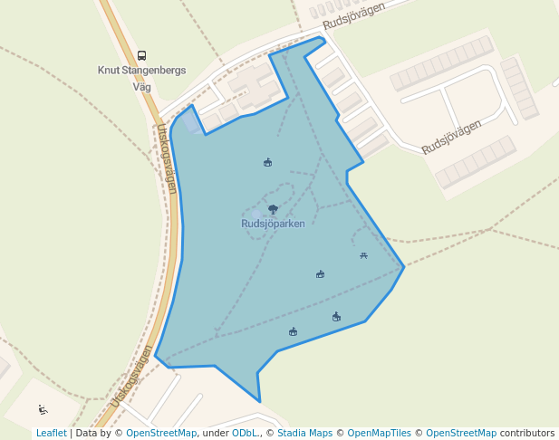 Rudsjöparken in Boo | Map and Routes