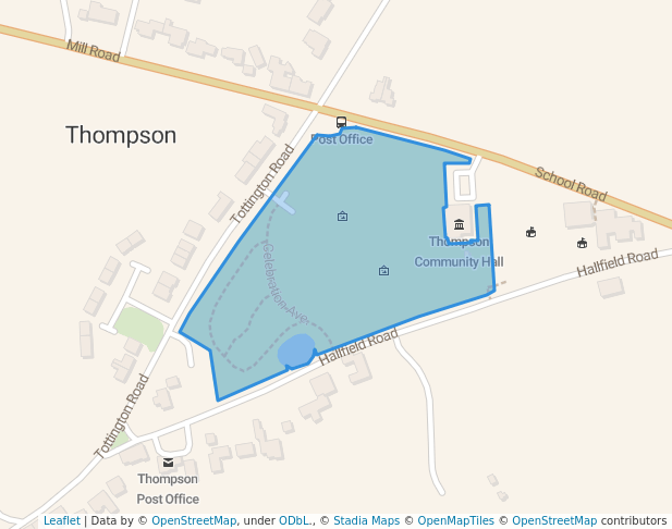Thompson Millennium Green in Thompson | Map and Routes