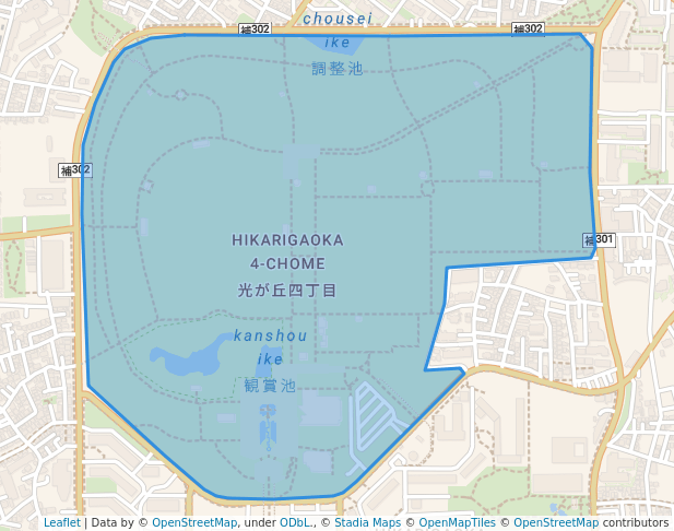 Hikarigaoka Park in Nerima City | Map and Routes