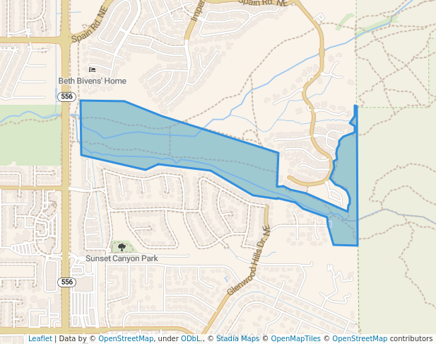 Bear Canyon Arroyo Open Space in Albuquerque | Map and Routes