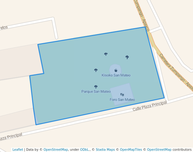 Parque San Mateo in Tequixquiac | Map and Routes