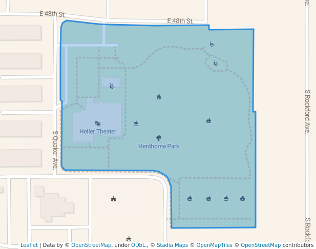 Henthorne Park in Tulsa | Map and Routes