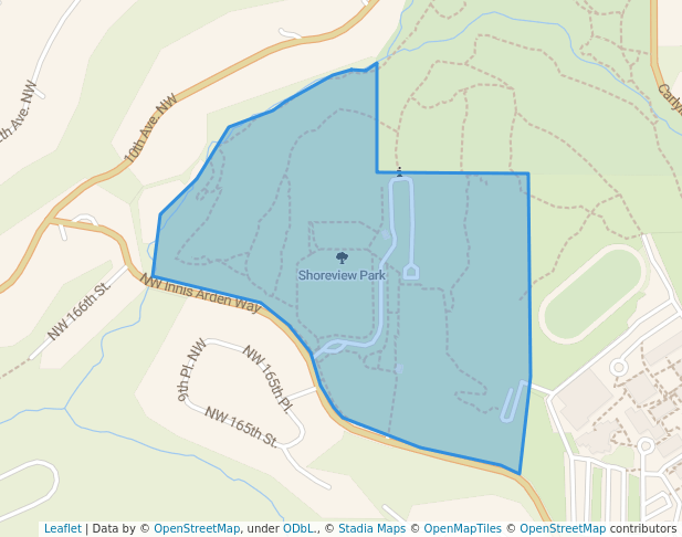 Shoreview Park in Shoreline | Map and Routes