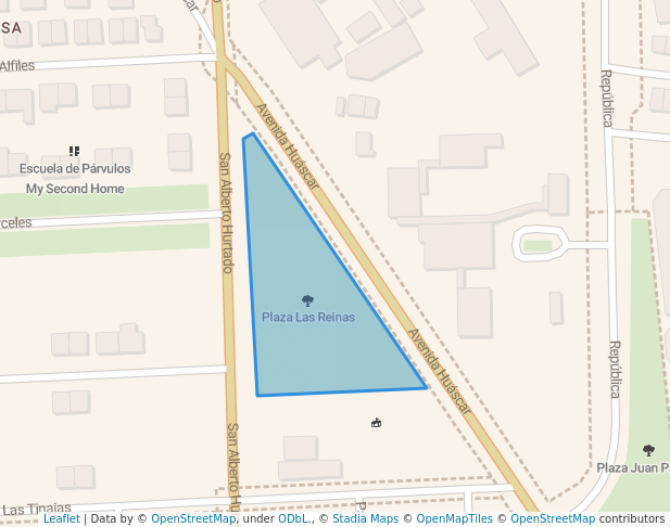 Plaza Las Reinas in Maipú | Map and Routes