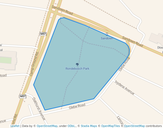 Rondebosch Park in Cape Town | Map and Routes