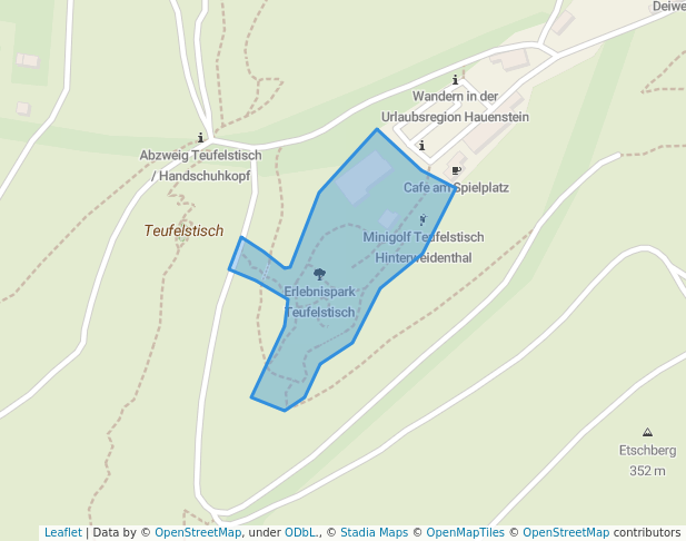 Erlebnispark Teufelstisch in Hinterweidenthal | Map and Routes