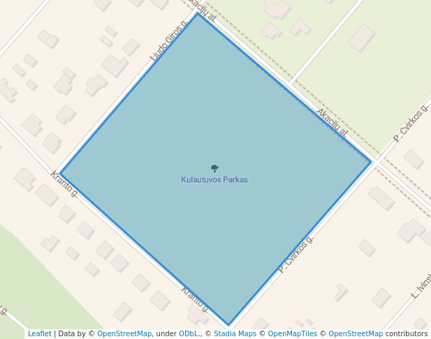 Kulautuvos Parkas in Kulautuva | Map and Routes