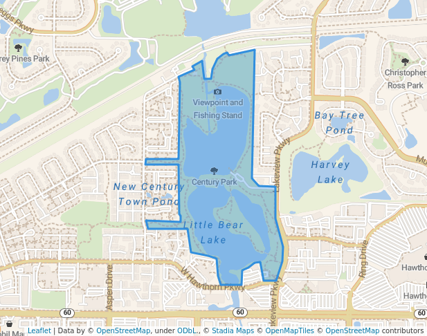 Century Park in Vernon Hills | Map and Routes