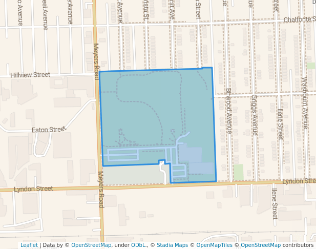 Adams Butzel Recreation Complex in Detroit | Map and Routes