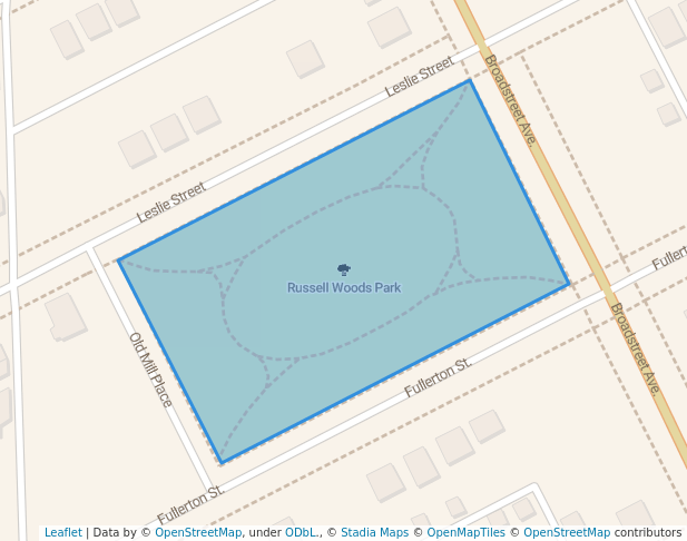 Russell Woods Park in Detroit | Map and Routes