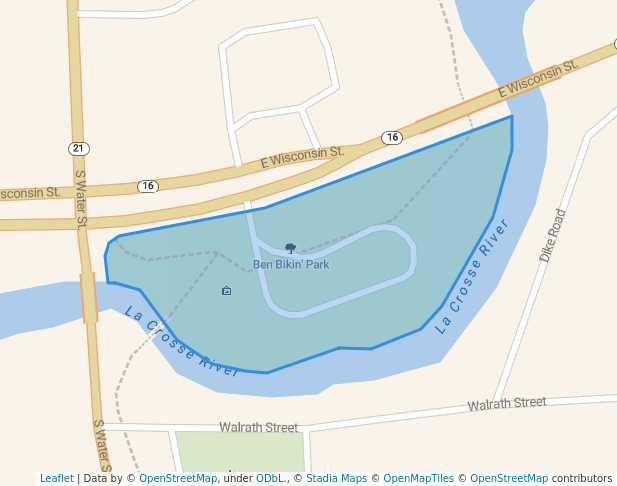 Ben Bikin' Park in Sparta | Map and Routes